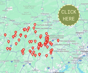 PAEE Regions – Pennsylvania Association of Environmental Educators